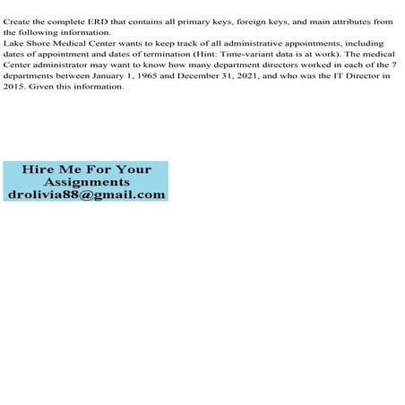 Create the complete ERD that contains all primary keys, foreign keys.pdf