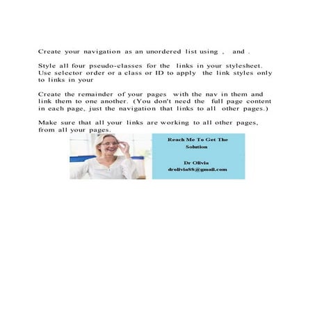 Create your navigation as an unordered list using , and .S | DOCX