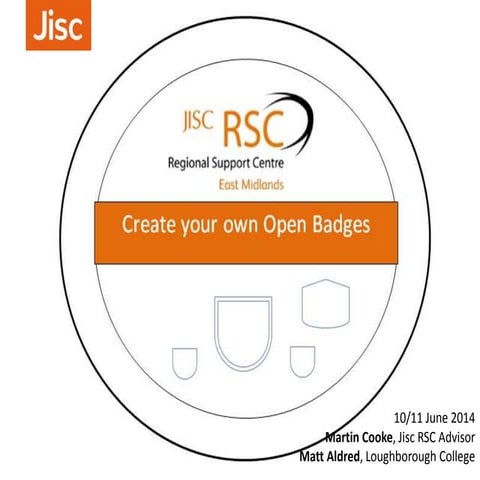 Create your own open badges | PPTX