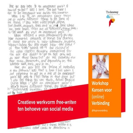 Creatieve Werkvorm Freewriten Tbv Social Media | PPT