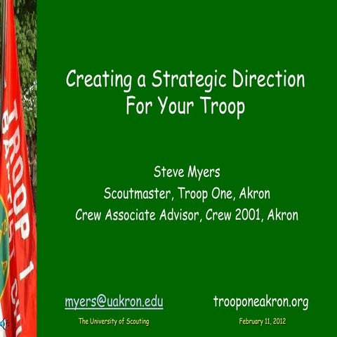 BSA - Troop Annual Program Planning Guide | PPSX