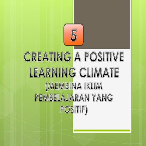 Creating a-positive-learning-climate | PDF