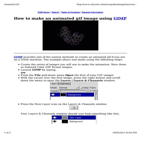 Creating GIFs with GIMP | PDF