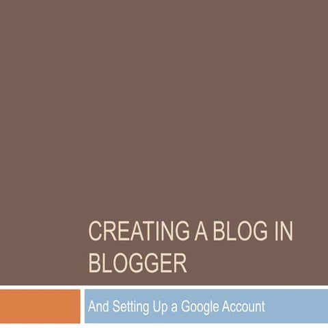 How To Create Blogs
