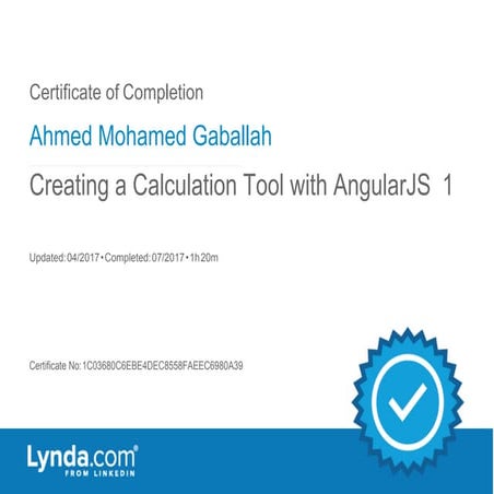 Certificate Of Completion Creating A Calculation Tool With Angularjs 9313