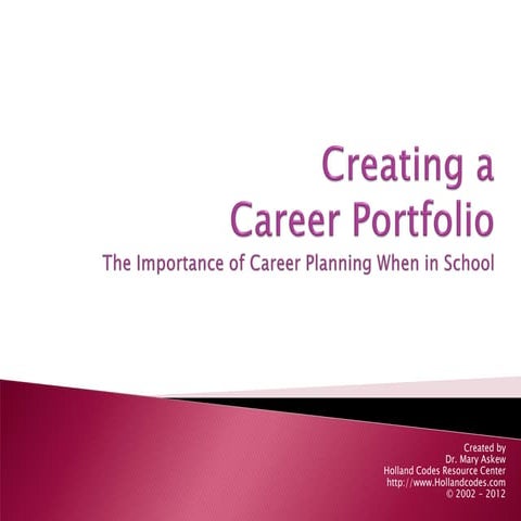 Creating a career portfolio | PDF