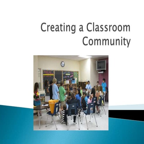 Creating a classroom community New Teachers | PPTX