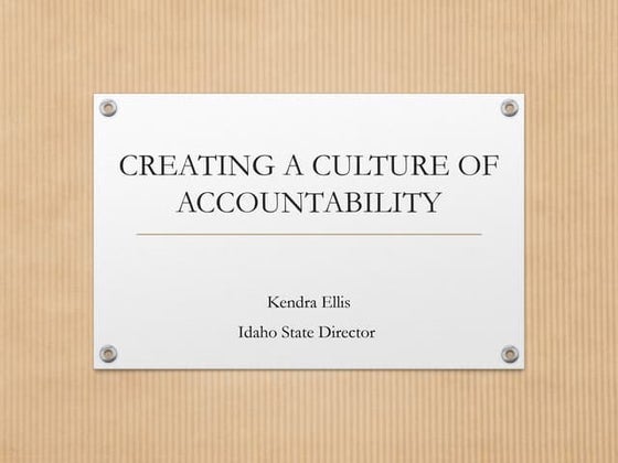 Ownership & Accountability | PPTX