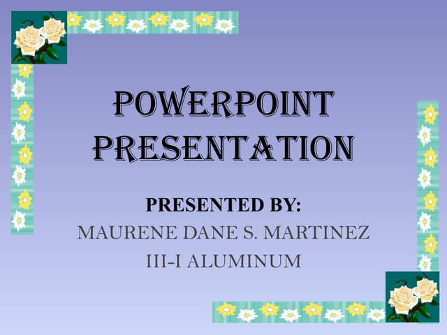 Hyperlinking the Presentation | PPTX | Technology & Computing