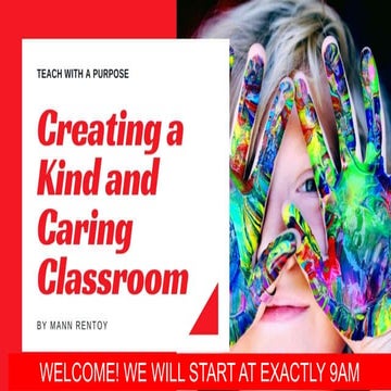 CREATING A KIND AND CARING CLASSROOM | PPTX