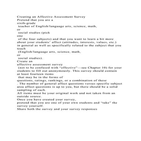 Chapter 10 affective assessment | PPTX