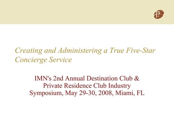 Ritz carlton credo | DOC | Hotels and Motels | Travel Type