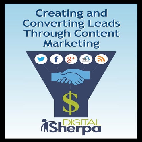 Creating and converting leads through content marketing | PDF
