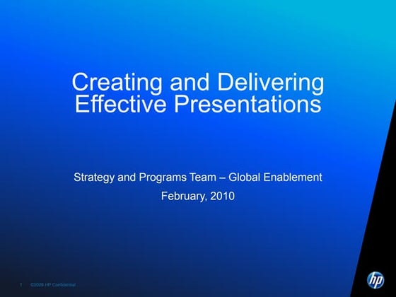 Deliver a Presentation | PPT