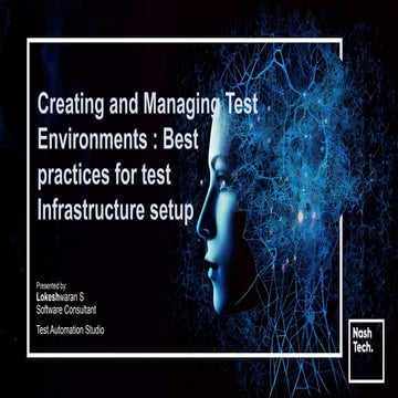 Creating and managing test environments best practices for test ...