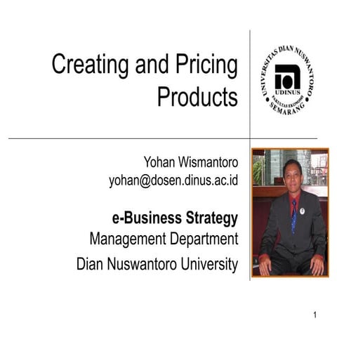 Creating And Pricing Products | PPT