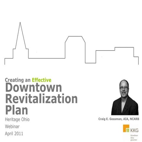 Creating an Effective Downtown Revitalization Plan | PPTX