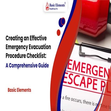 Creating an Effective Emergency Evacuation Procedure Checklist A ...