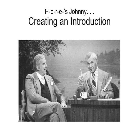 emcee / mc Opening speech example | DOC