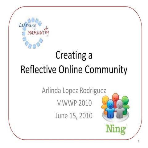 Creating a Reflective Community | PPTX | Education