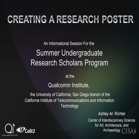 Technical poster | PPTX