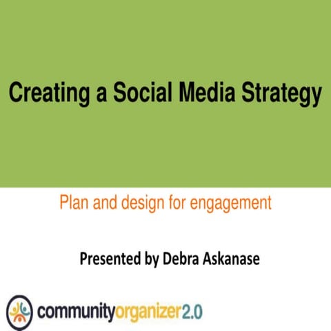 Creating a Social Media Strategy | PPT