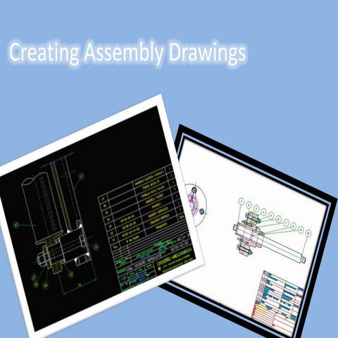 Creating assembly drawing | PPT
