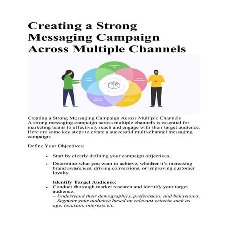 Creating a Strong Messaging Campaign Across Multiple Channels.docx