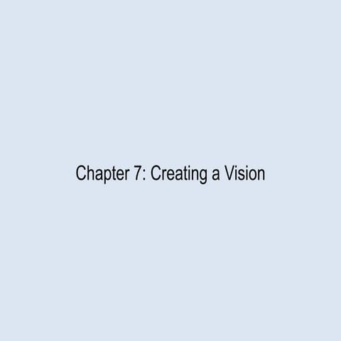 Creating a vision | PPTX