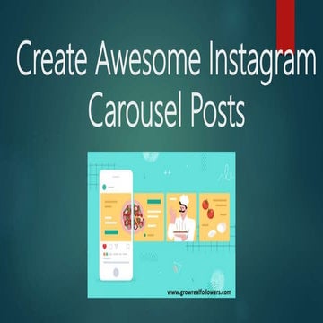 How to Create Instagram Carousel Posts | PPTX