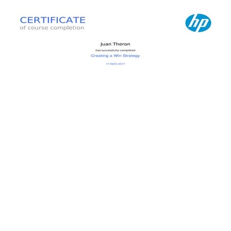 Creating a win strategy | PDF