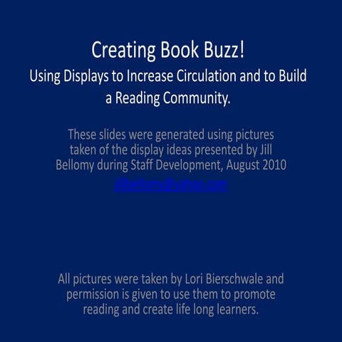 Creating book buzz! | PPT