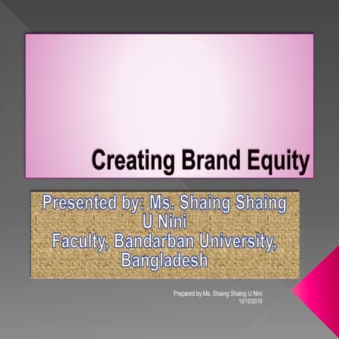Creating Brand Equity | PPT