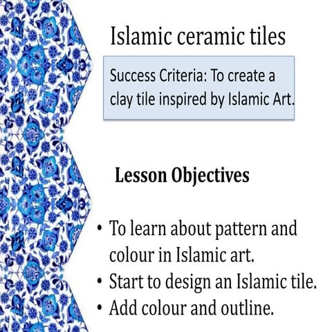 Creating clay tile1 | PPT