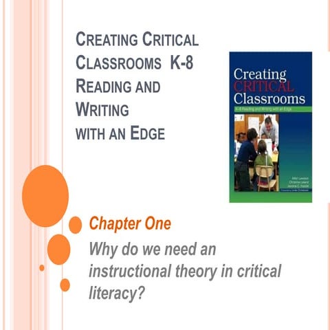 Creating Critical Classrooms | PPTX