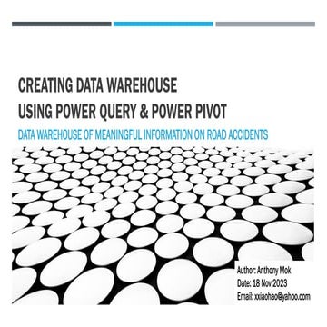 Creating Data Warehouse Using Power Query & Power Pivot | PDF | Databases | Computer Software ...