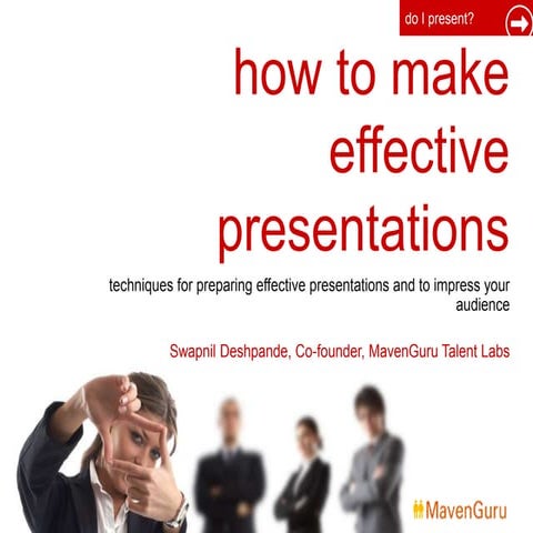 Making effective presentations | PPT