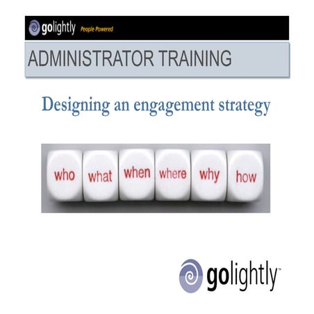 Designing an engagement strategy for private social networks | PPT