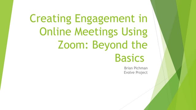 Zoom Meeting Etiquettes and Best Practices | PPTX