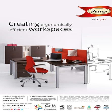 Creating Ergonomically Efficient Workspaces - Durian | PDF