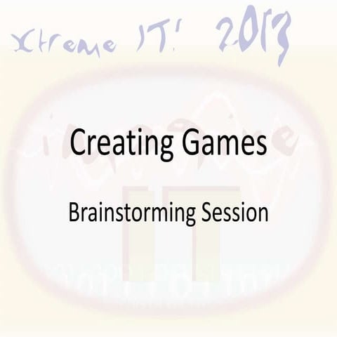 a SLIDESHOW ON GAMES AND HOW TO CREATE THEM.pptx