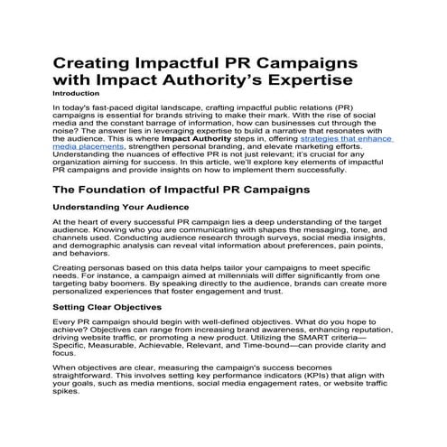 Creating Impactful PR Campaigns with Impact Authority’s Expertise.docx