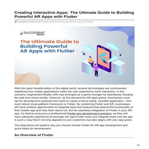 Creating Interactive Apps The Ultimate Guide to Building Powerful AR Apps with Flutter.pdf