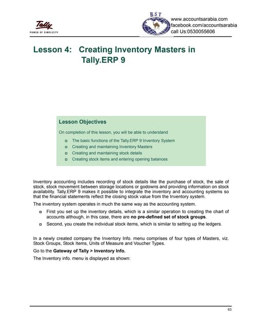 Basic tally notes | PDF | Stocks and Bonds | Personal Investing