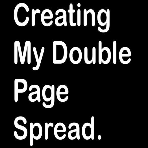 Double page spread powerpoint | PPTX