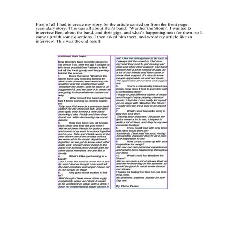 Local Newspaper Layout | PPTX