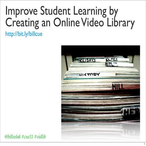 Create an Online Video Library | PPT