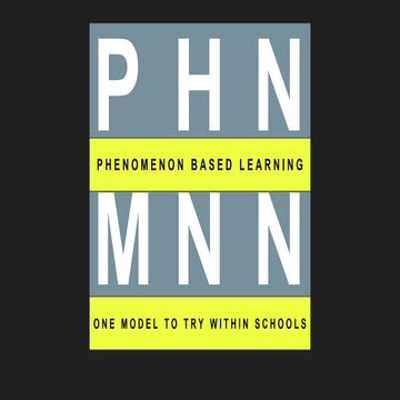 Creating phenomenon based learning course | PDF