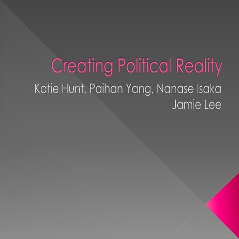 Creating political reality | PDF