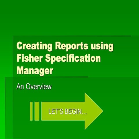 Creating Reports.ppt